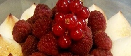Tårta till advent: Saffranscheesecake med hallon