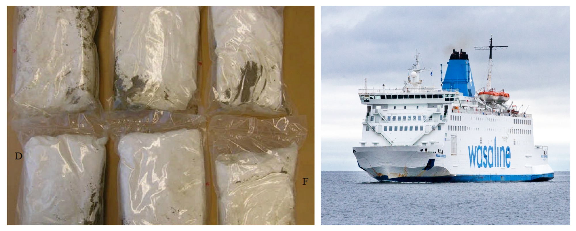 Lastbilen på färjan innehöll narkotika för över 80 miljoner