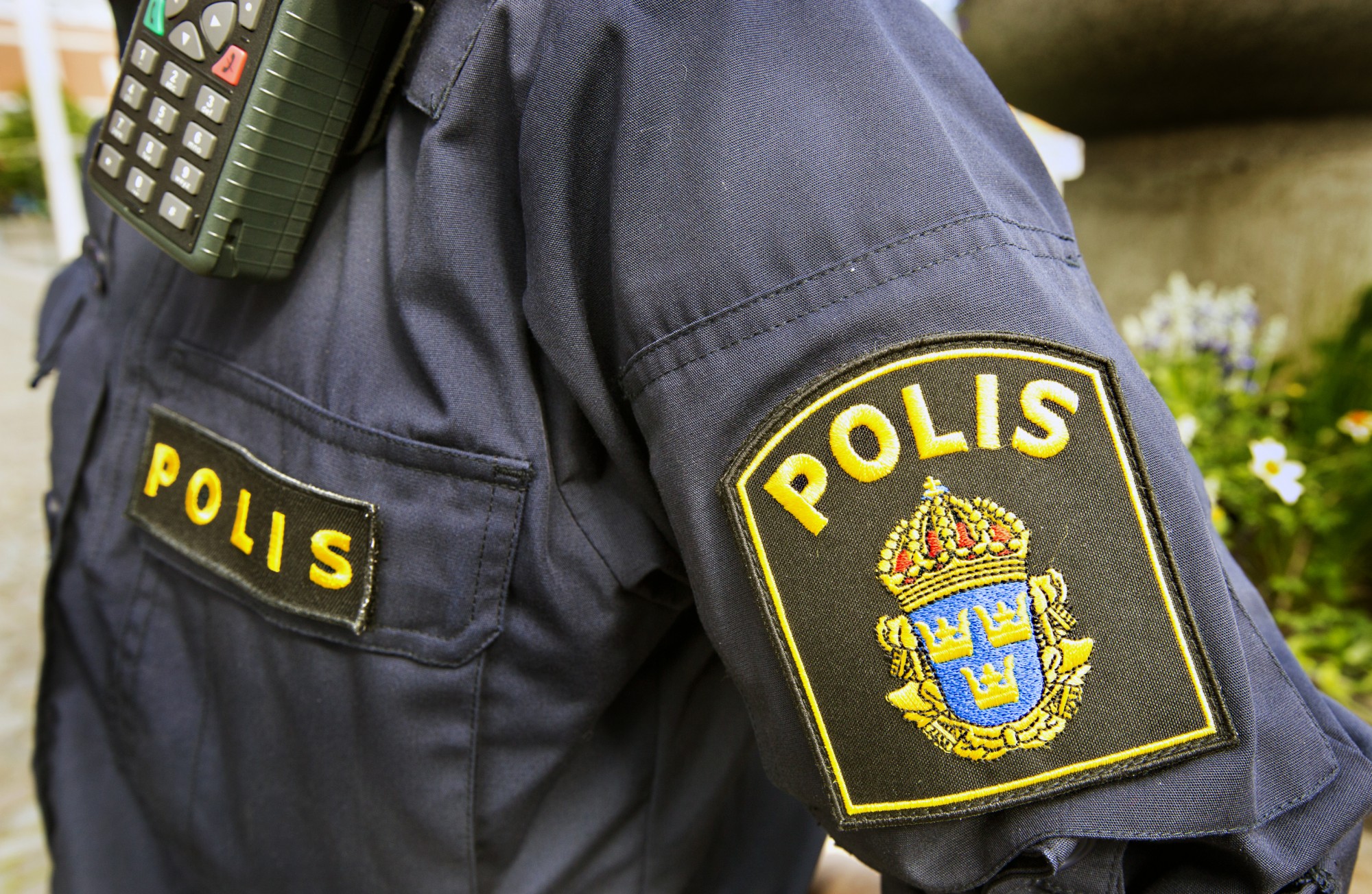 Polisen fann olaglig kniv