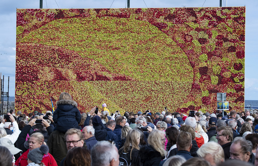 40 000 äpplen i årets tavla