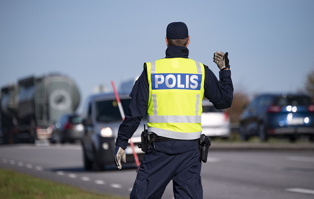Åkte dit i polisens kontroll