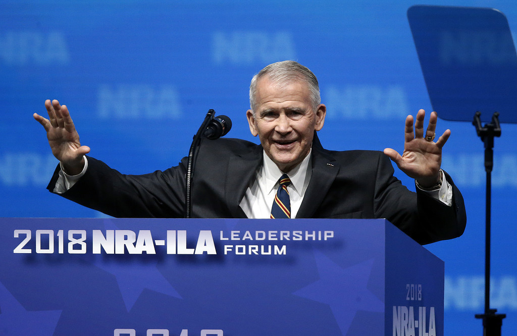 Oliver North ny ordförande i NRA