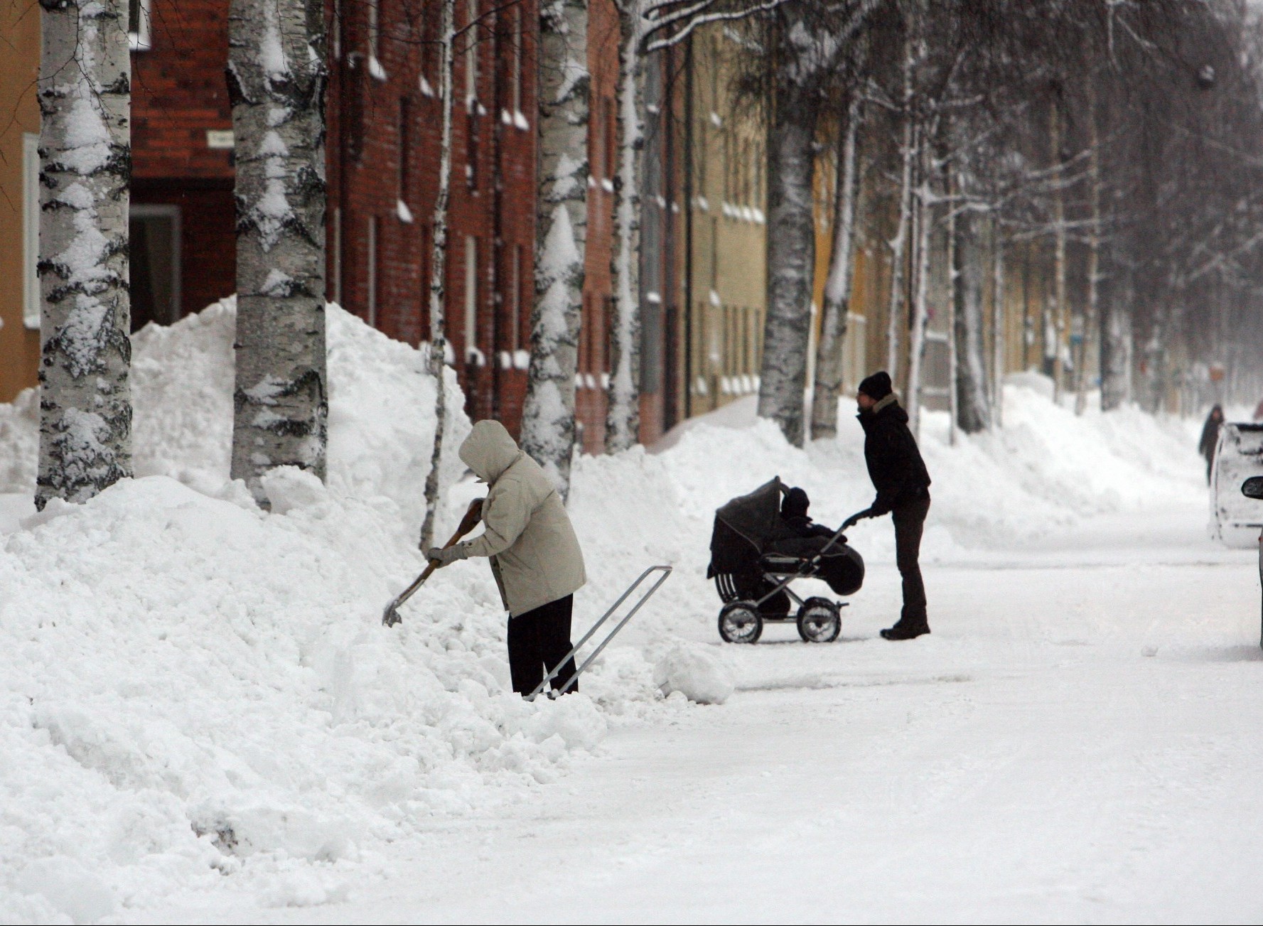 Så länge ligger snön kvar