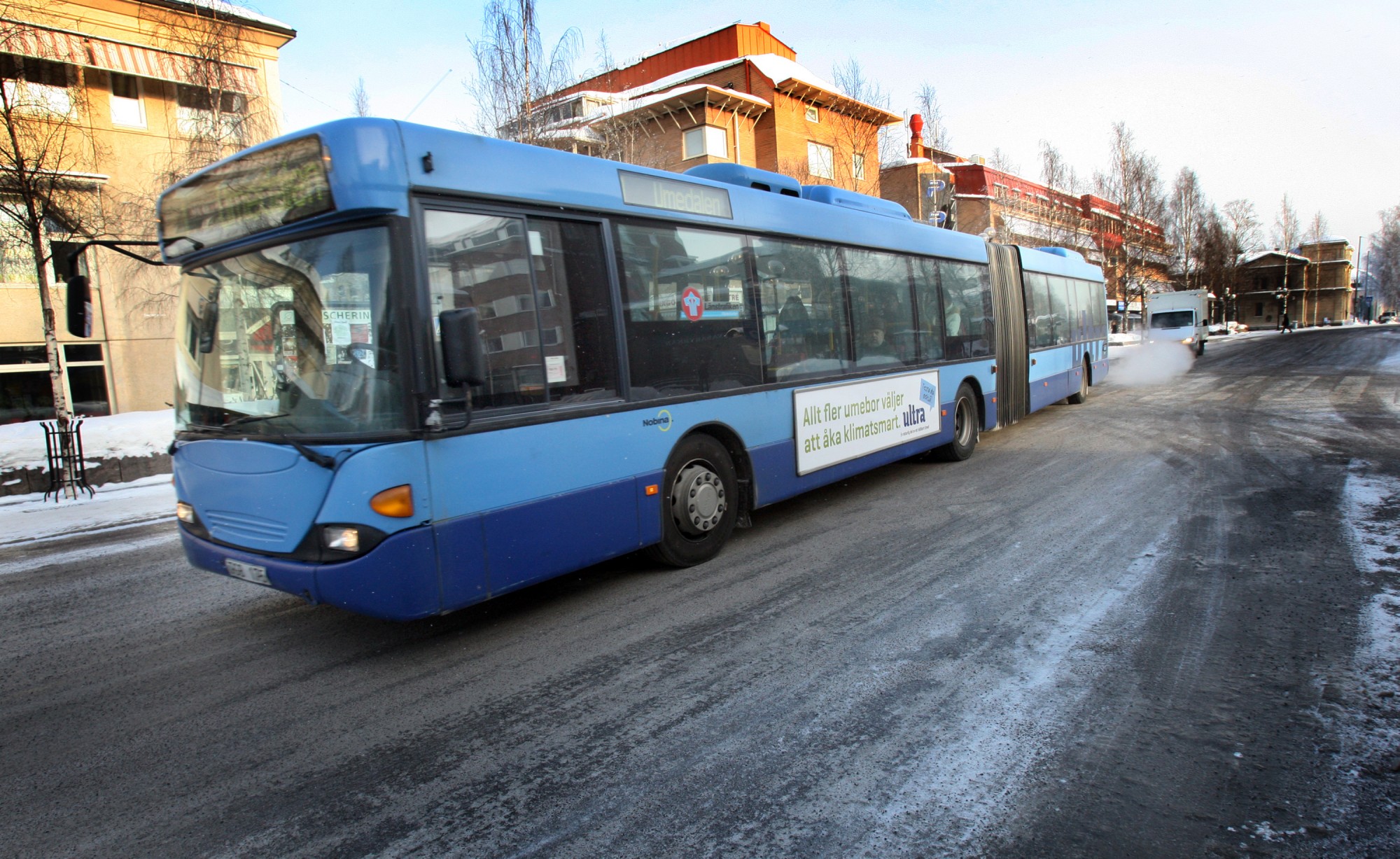 Man misshandlades på buss i Umeå