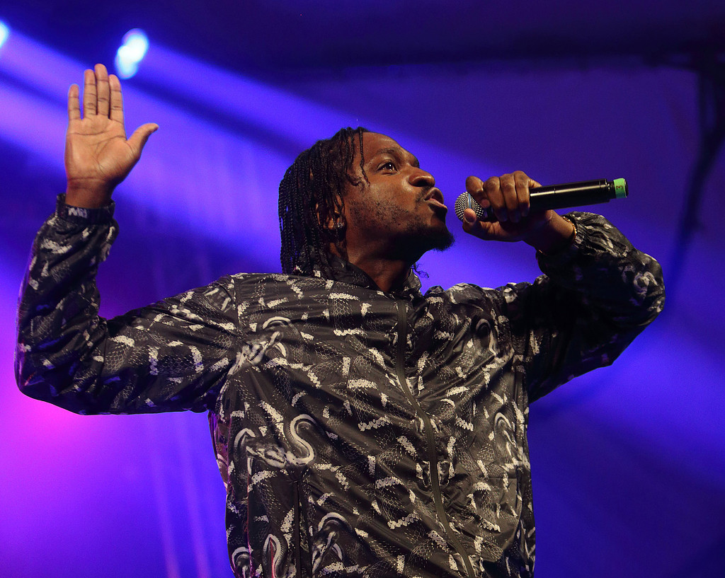 Pusha T attackerades under spelning