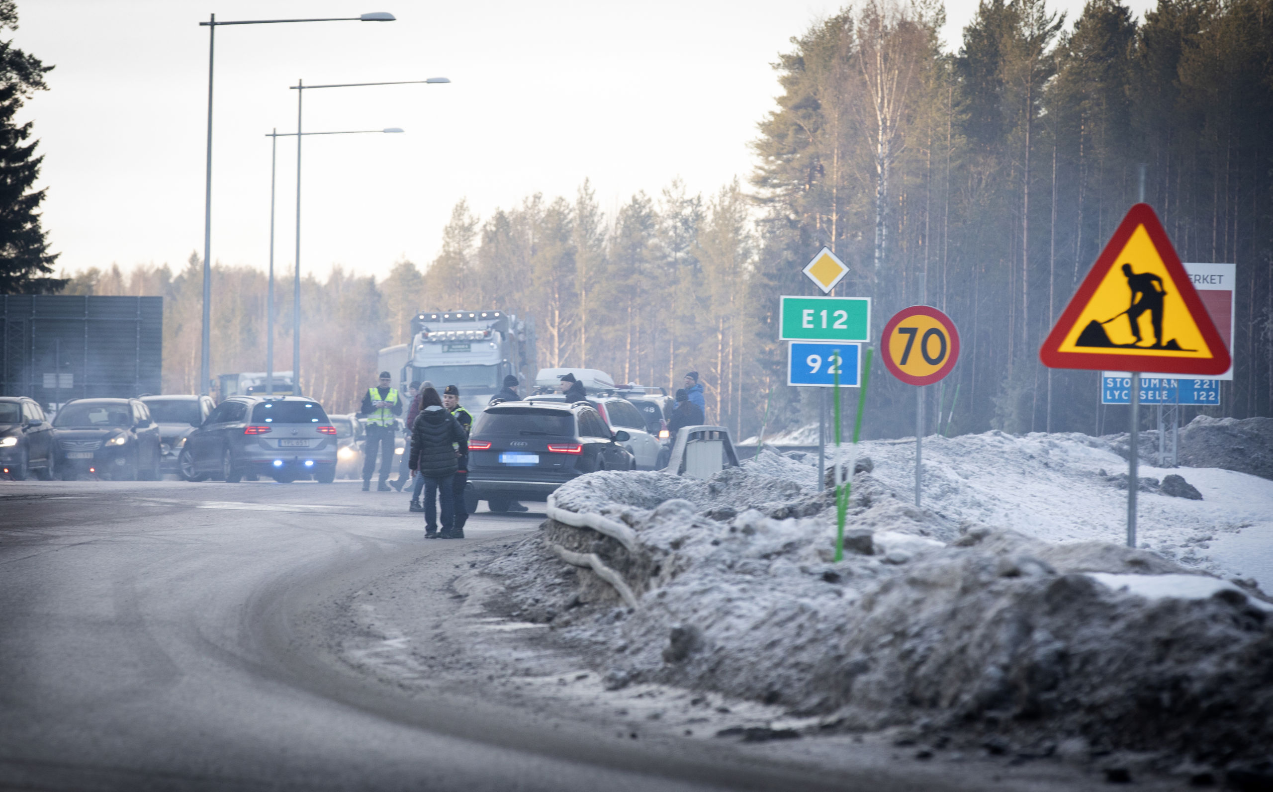Krock vid ICA Kvantum i Umeå