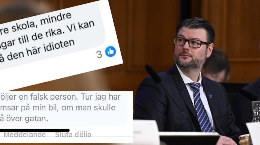 Politikern Edward Riedl hotad – två länsbor åtalas: ”Moderaterna suger”