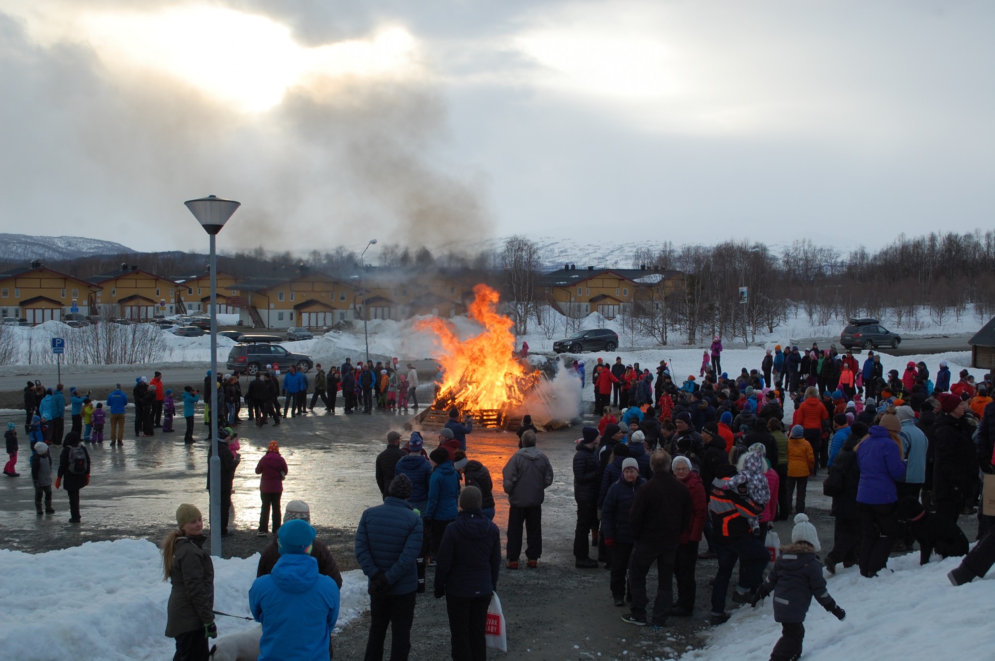 Våren sände röksignaler i Hemavan