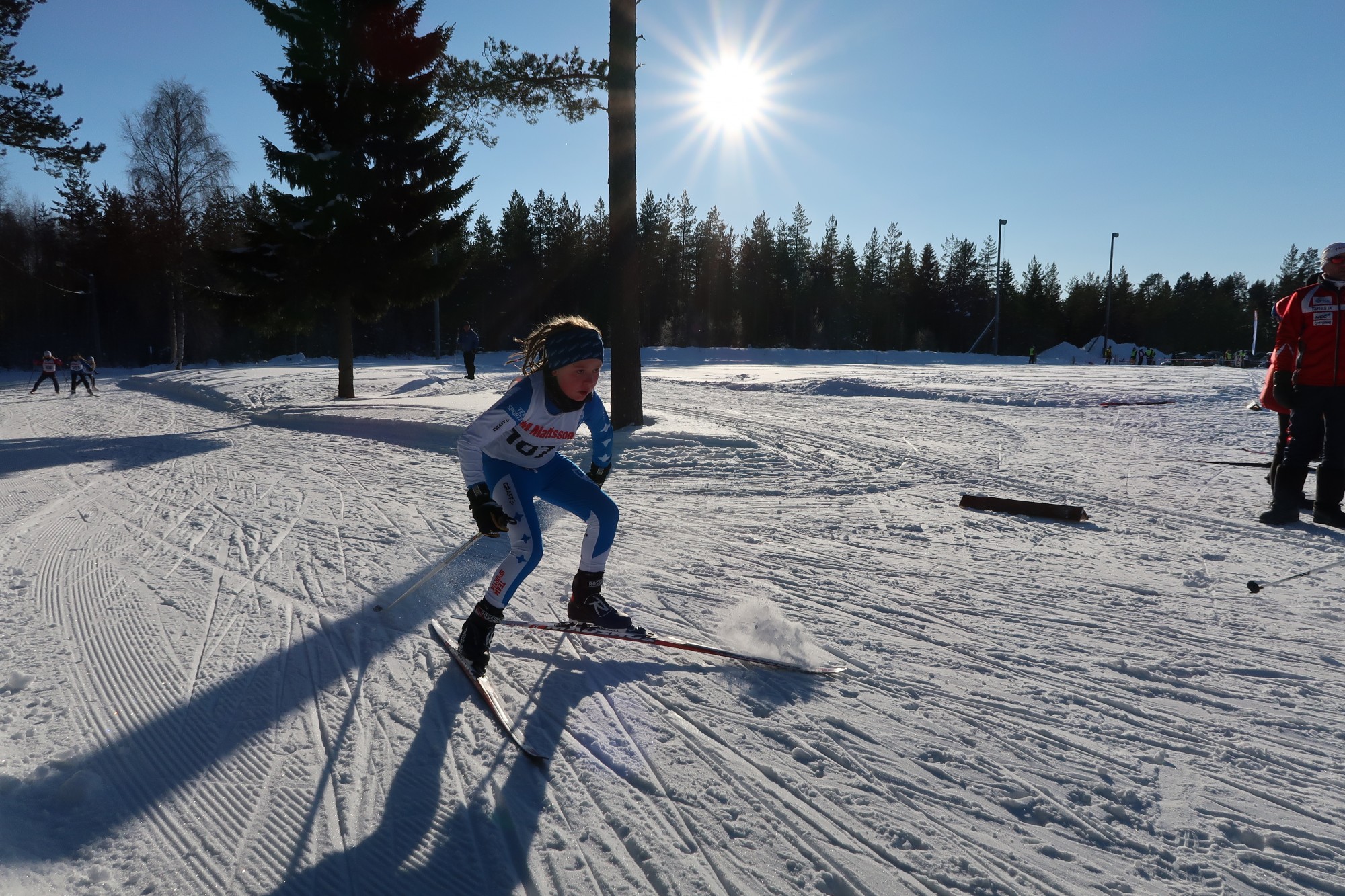 Tappra åkare trotsade kylan