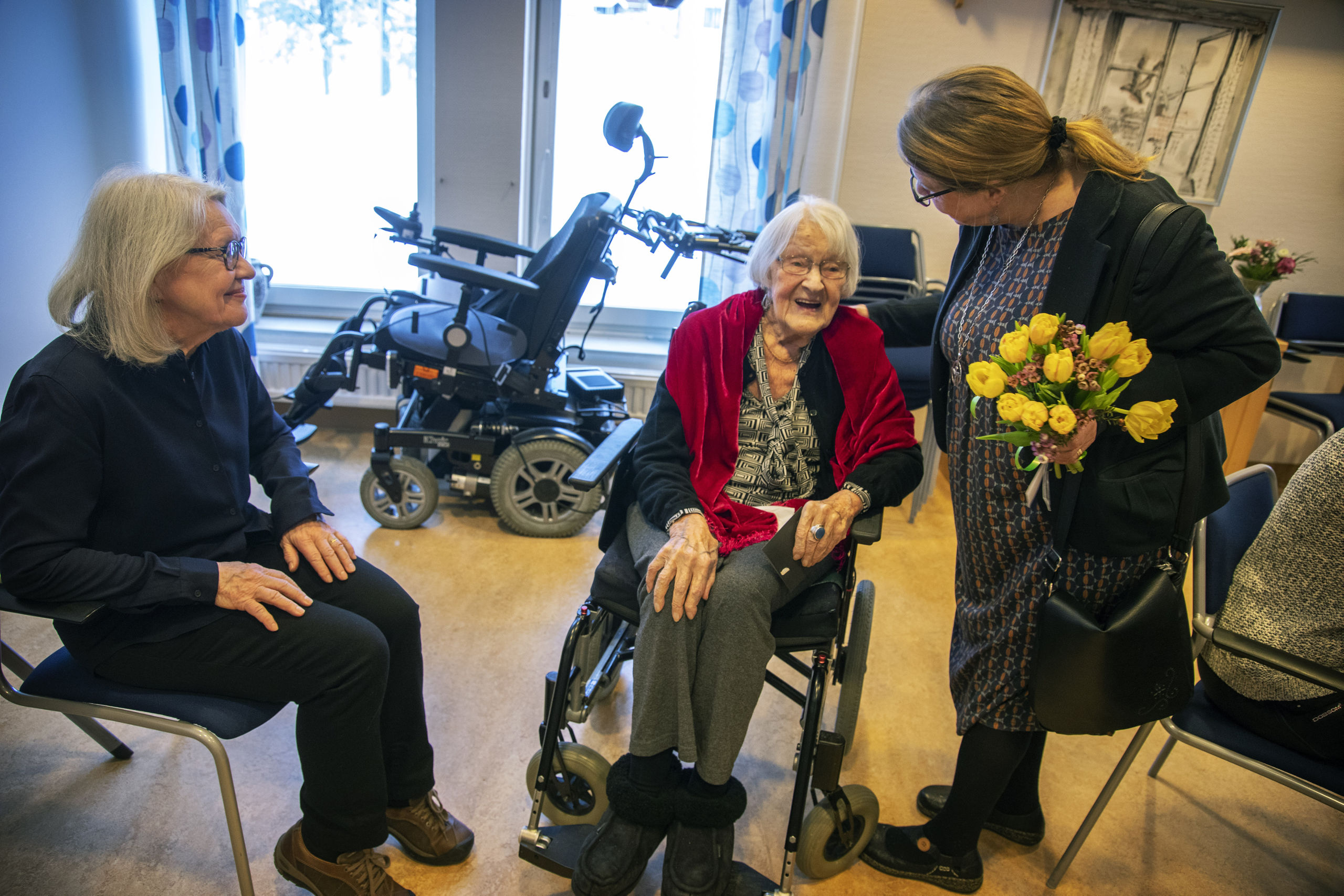 Stort kalas när 104-åring firades i Vilhelmina