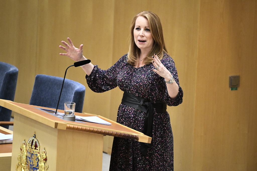 Annie Lööf har fått en dotter