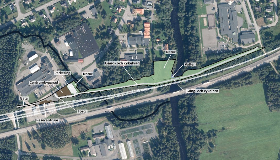 Sävar resecentrum – så ser förslaget ut