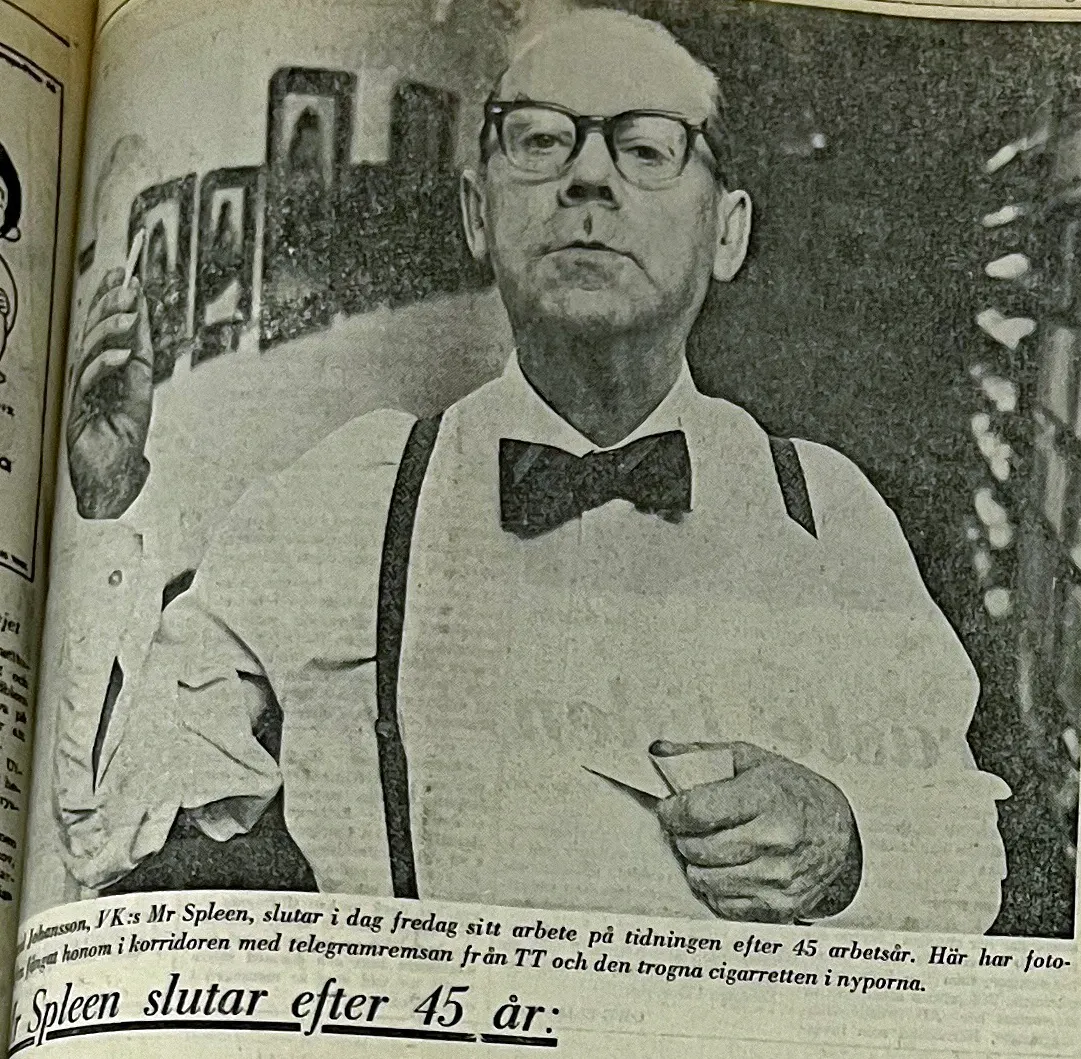David var Mr Spleen med Umeåborna