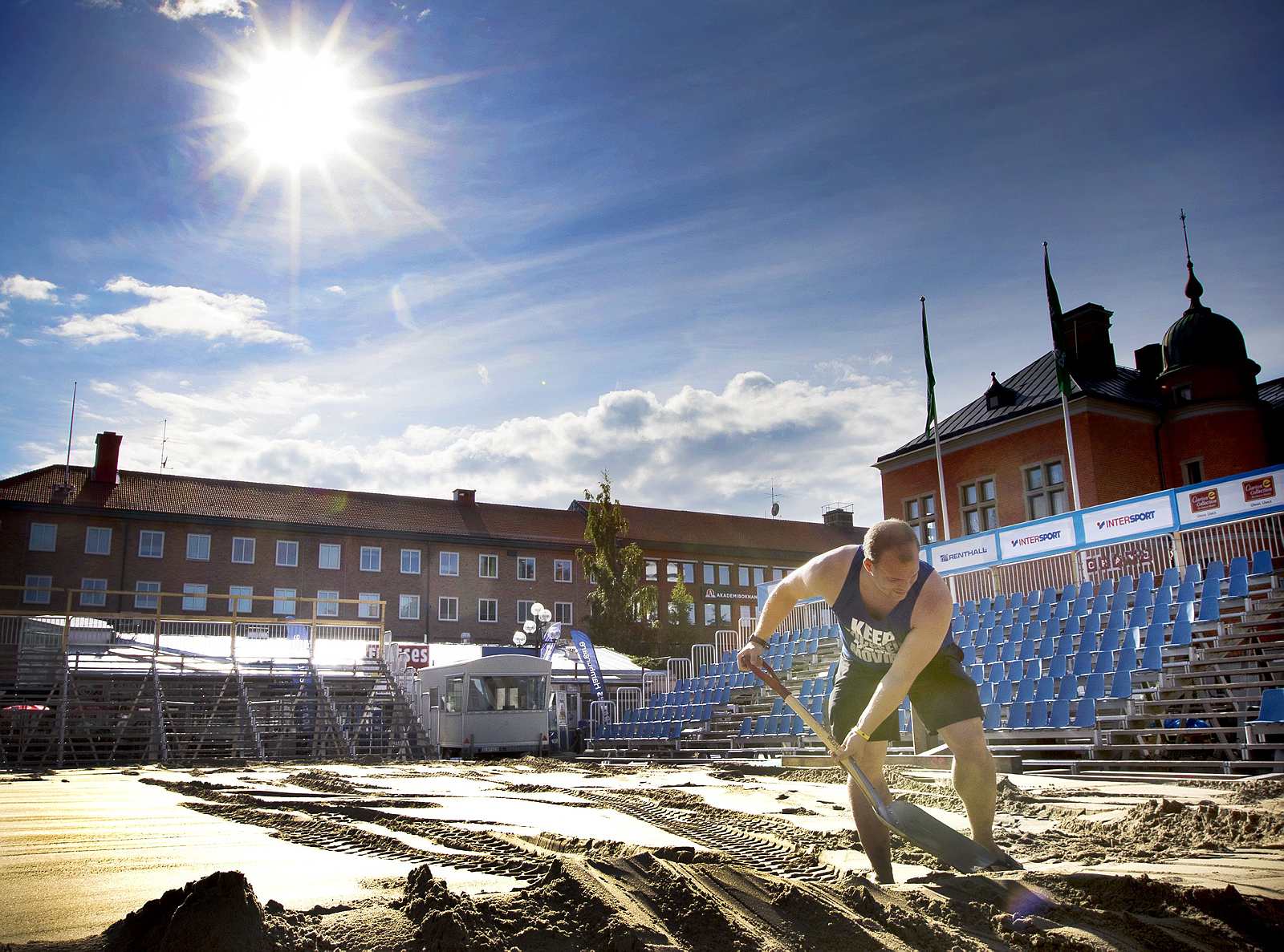 Solen kom med sanden