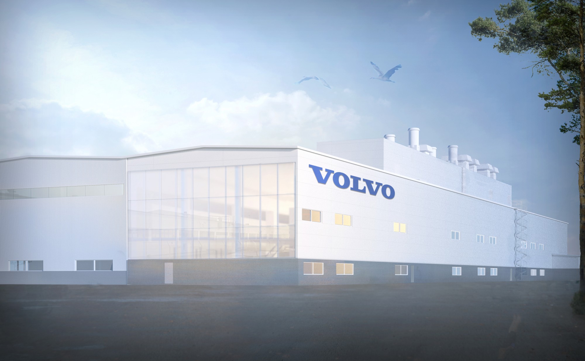 Här är Volvos nya byggnad