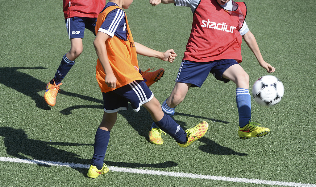 Man slog åttaåring under fotbollsmatch