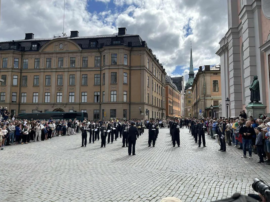 Högvaktsavlösning på Slottet